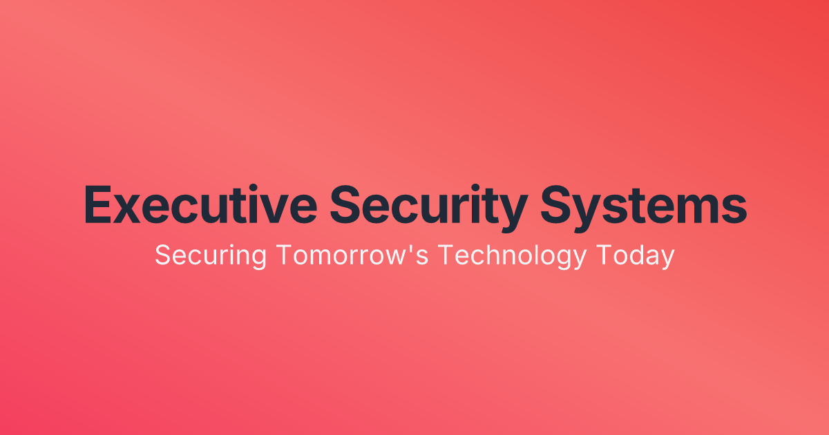 Advanced Access Control Systems | Executive Security Systems